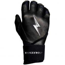 Bruce+Bolt Men's Premium Cabretta Leather Long Cuff Batting Gloves ...