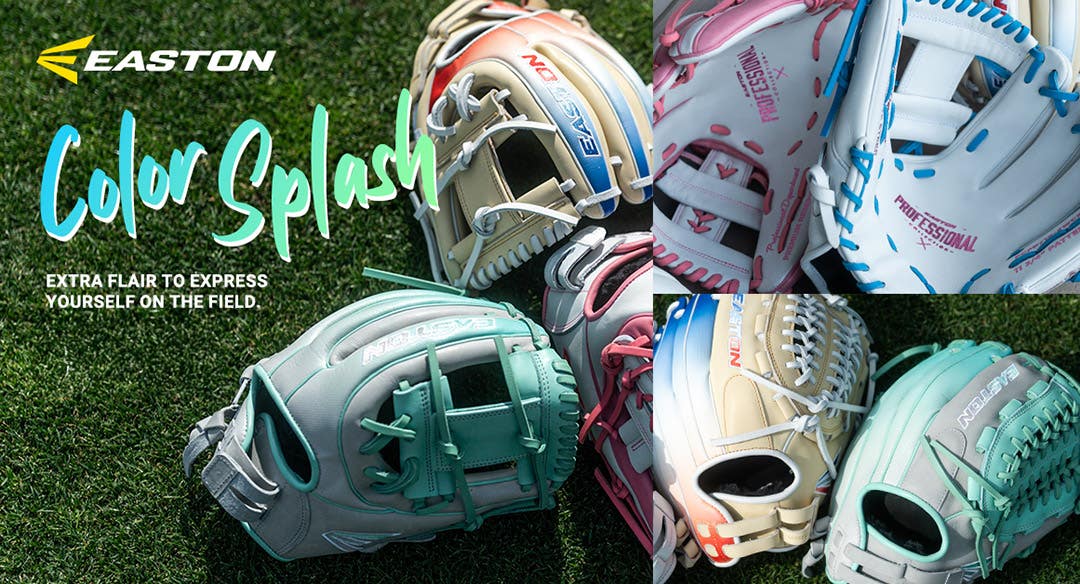 Easton Color Splash Fastpitch Gloves
